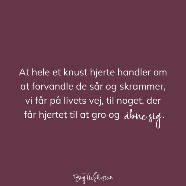 5 ting du kan gøre for at hele et knust hjerte